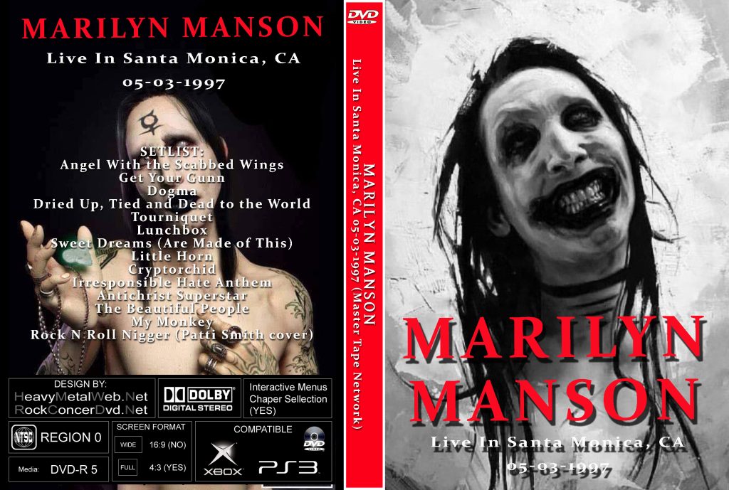 Epic MARILYN MANSON Live In Santa Monica, CA 05-03-1997